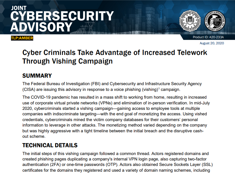 코로나19 시대 사이버피싱, FBI 나서..."VPN 관리 강화하라"