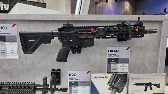 [ADEX 2025] SNT모티브, 독일 H&K와 'HK416' 부품 납품 MOU